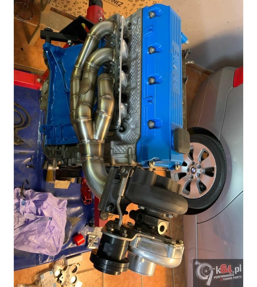 exhaust manifold bmw e36 turbo m42 m44 318is highflow k64
