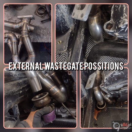 .RHD (UK) Turbo exhaust manifold BMW E36 E46 + DOWNPIPE ! M50 M52 M54