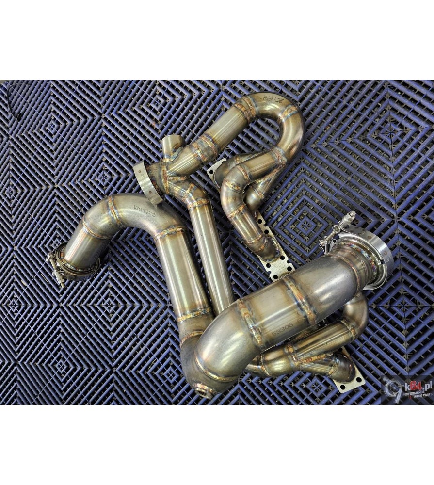 exhaust manifold VBAND E36 E46 + * downpipe .RHD (.UK) k64spec singlescroll