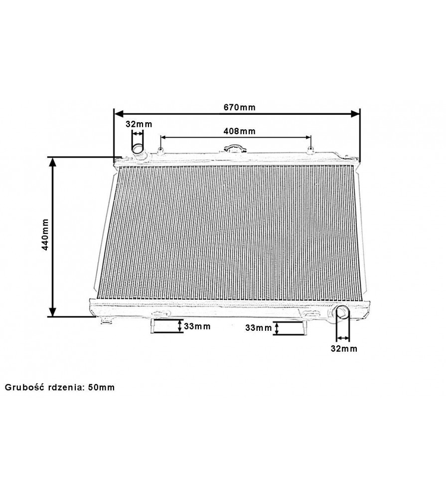 Racing radiator Nissan 200SX S14