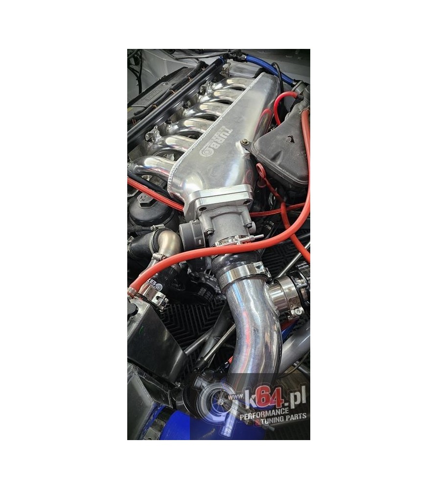 CNC adapter for M50 M52 M54 alu intake manifold for v8 bmw m60 m62 ...