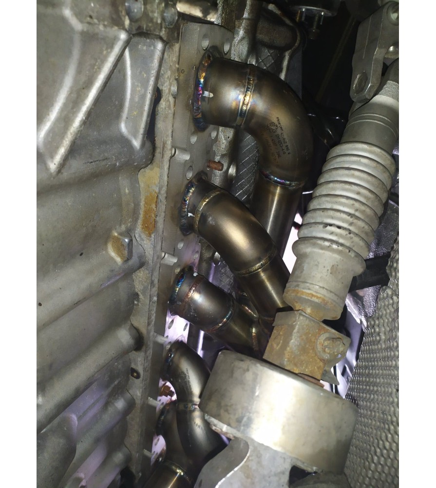 .RHD (UK) E46 Exhaust turbo manifold Bmw M52 M54 HIGHFLOW T3/T4