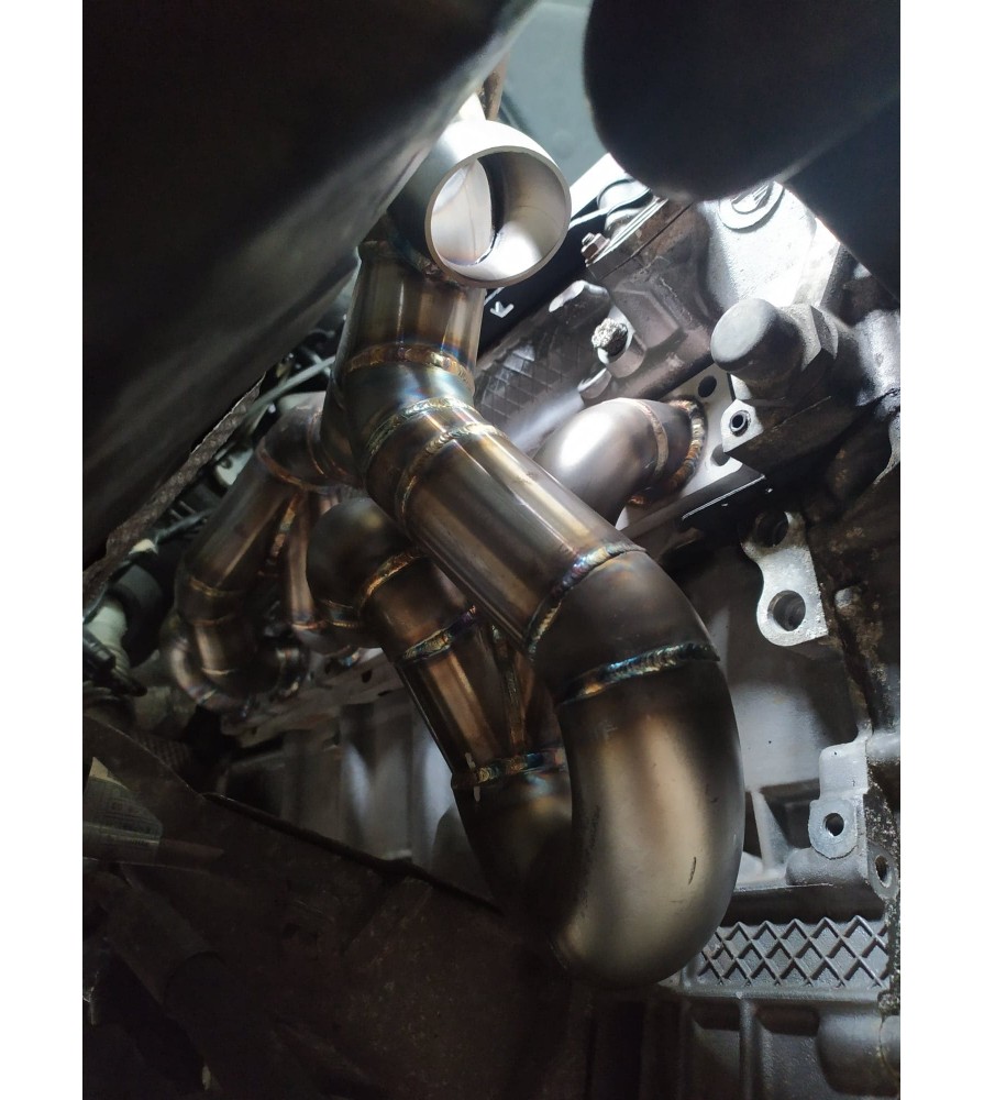 .RHD (UK) E46 Exhaust turbo manifold Bmw M52 M54 HIGHFLOW T3/T4