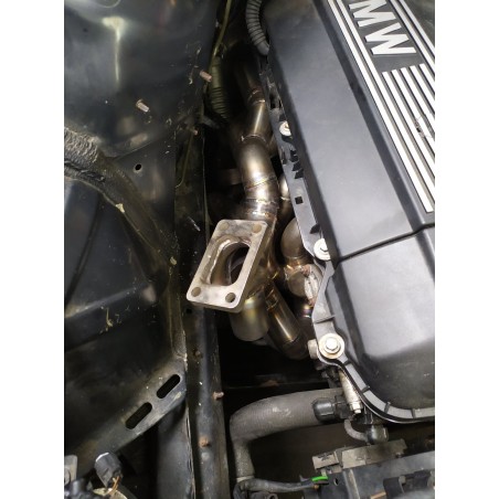.RHD (UK) E46 Exhaust turbo manifold Bmw M52 M54 HIGHFLOW T3/T4