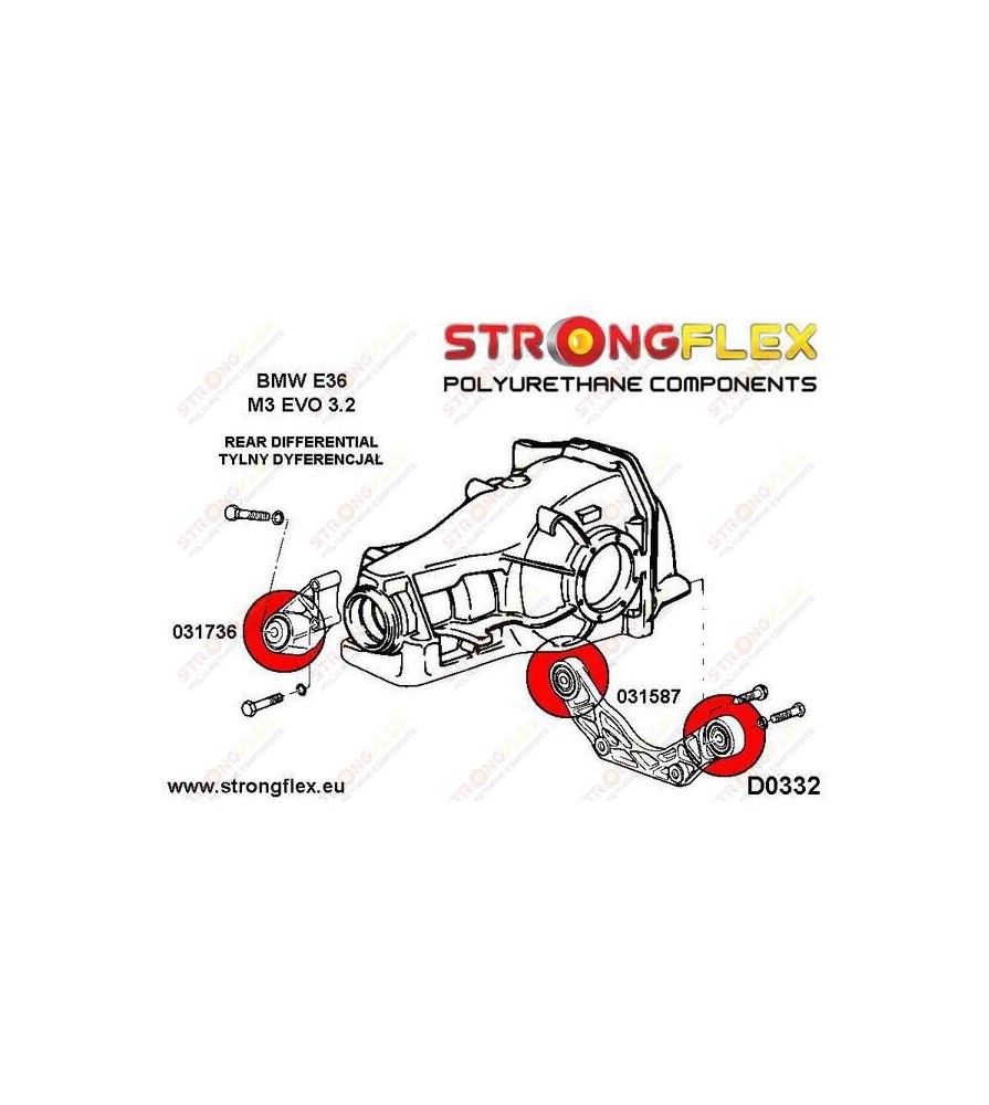 Rear diff mount - front bush E36 M3 EVO SPORT