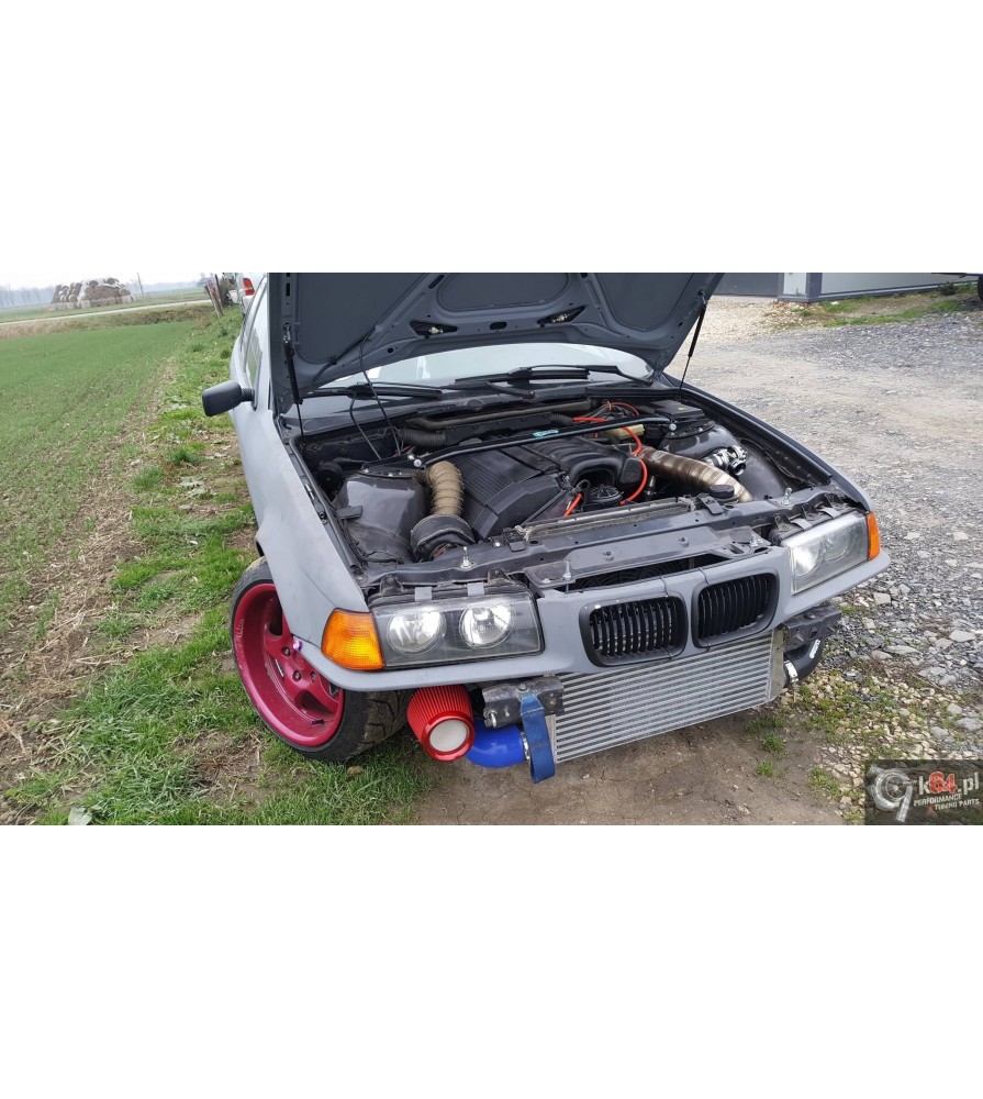 Intake Turbo Charge Pipe Cooling Kit BOOST E36 M50 M52 IC-TPS 76mm k64 ...
